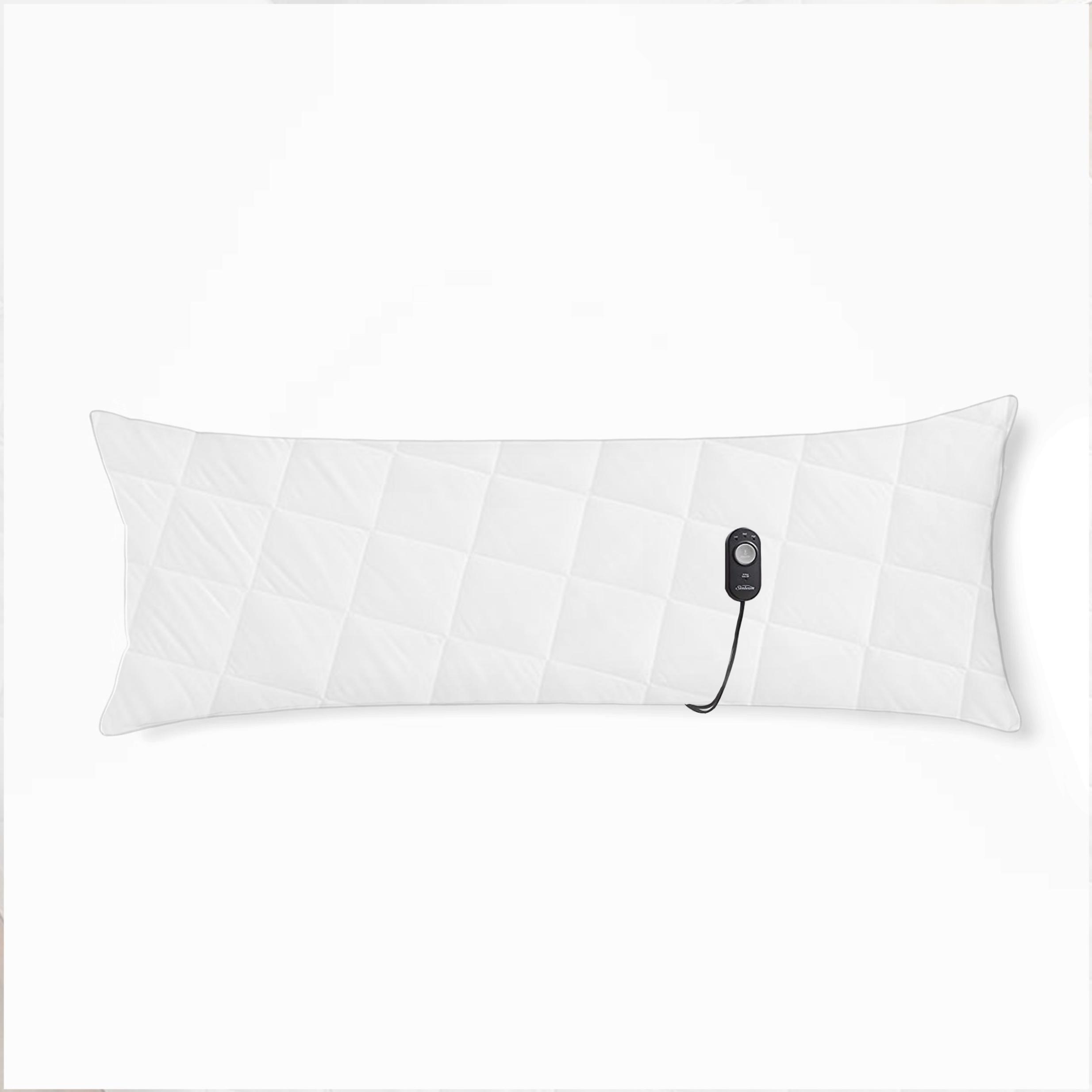 Affordable Sunbeam 54 Inch Heated Body Pillow with Temperature ...
