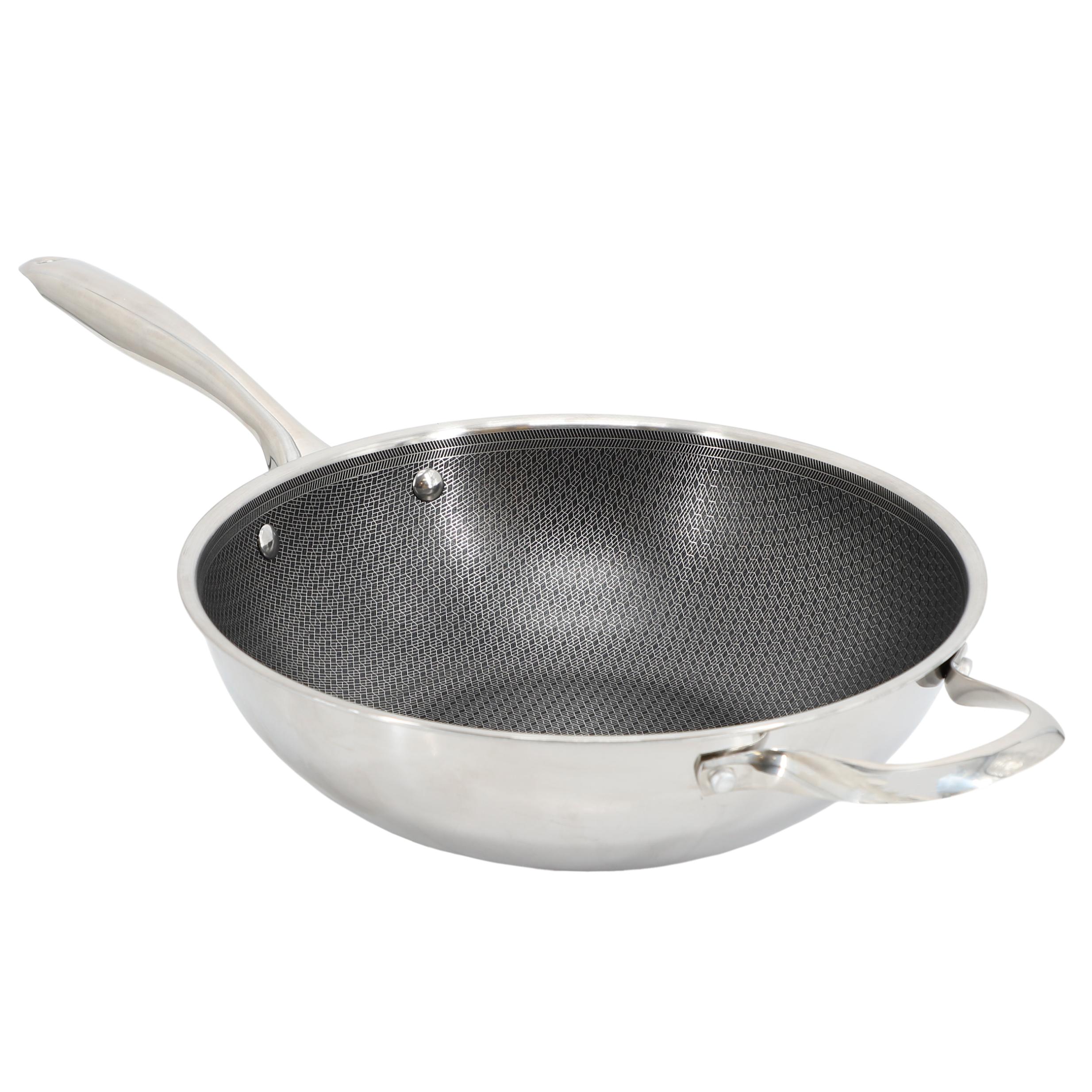 Affordable Oster Modessa 11 Inch Nonstick Triply Stainless Steel Wok ...